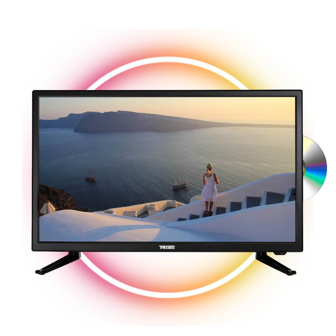 T4tec British Design | 24inch Full HD TV with built in DVD | TT2490DV ...