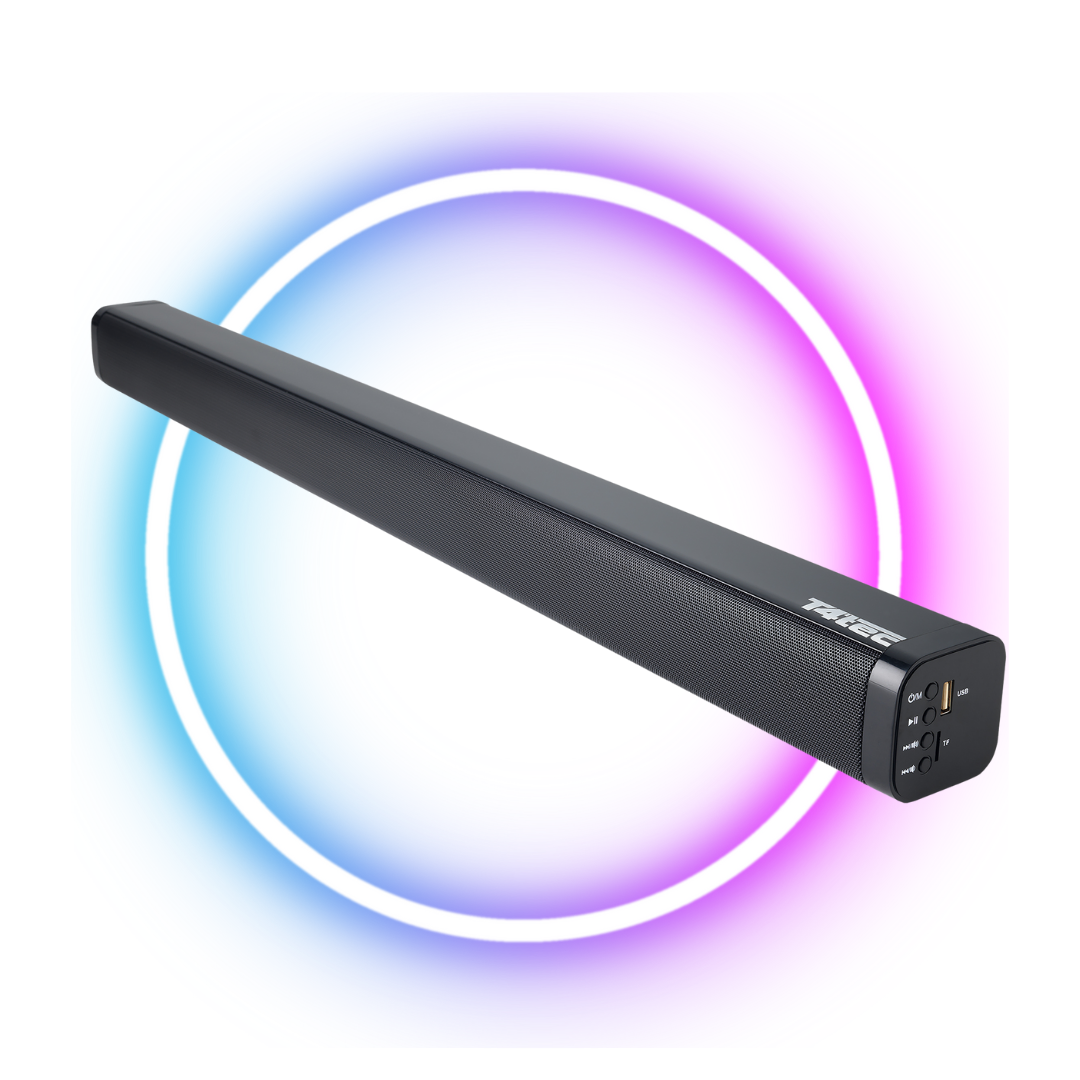 T4tec British Design | 40 Watt Wireless Bluetooth Sound Bar | TTSB001 ...